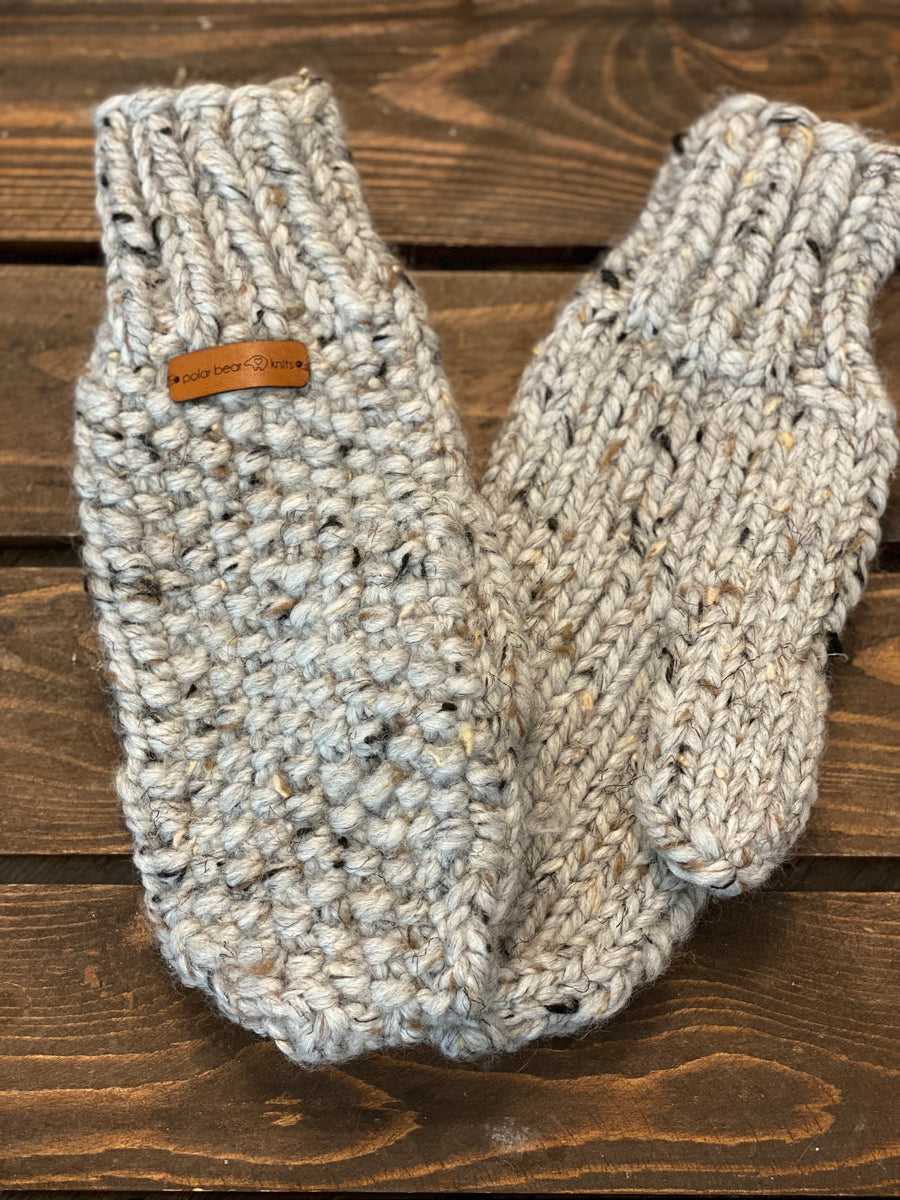 Classic Knit Mittens – Polar Bear Knits LLC